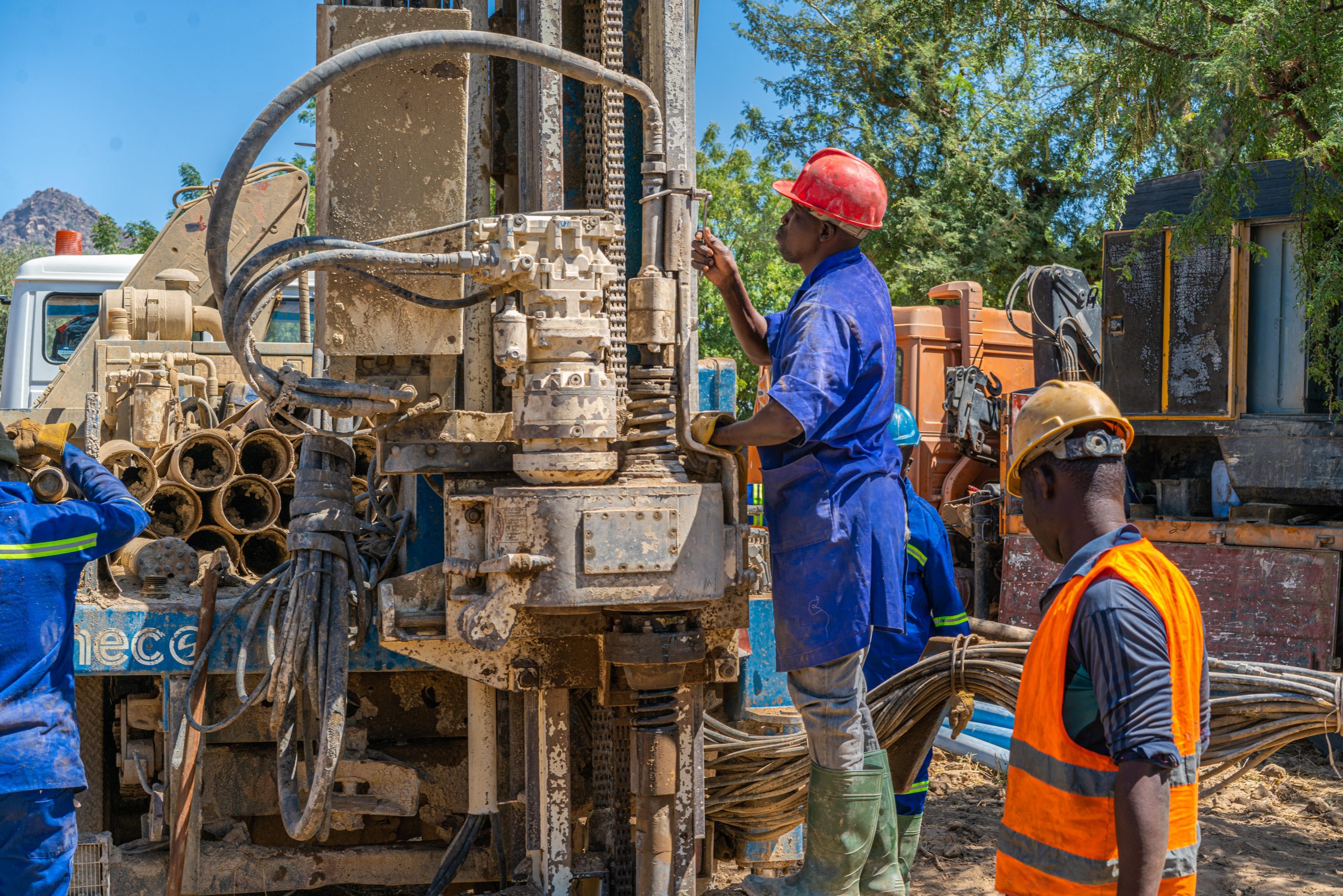 Clean Water Projects in Africa - Drilling Rig for Clean Water